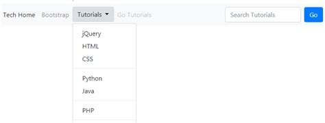 bootstrap 4 dropdown menu 14 examples with code