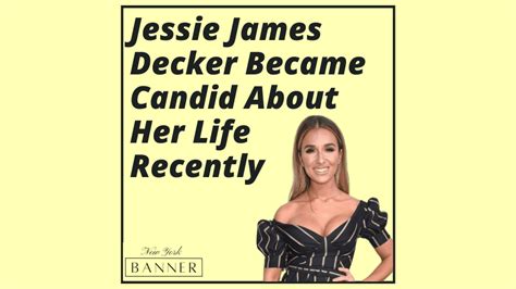Jessie James Decker Struggles With Her Body Image Issues And Mental