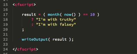 how i format the conditional ternary operator in