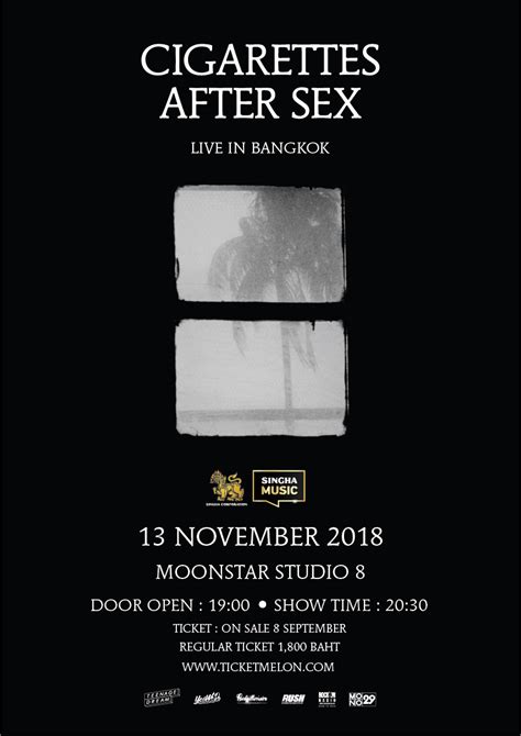 Ticketmelon Cigarettes After Sex Asia Tour Live In Bangkok Hot Sex