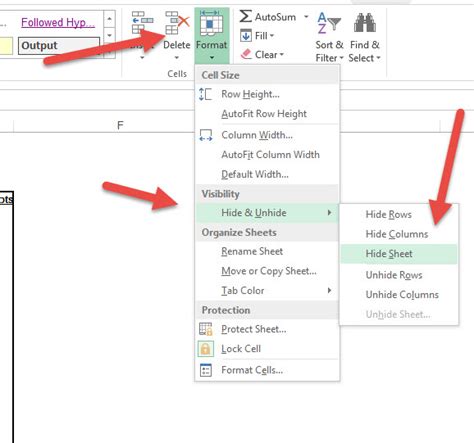 excel spreadsheet open but not visible za