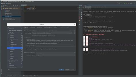 eslint errors not shown in editor window ides support intellij