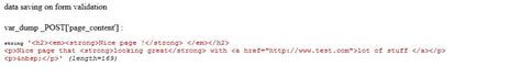 javascript tinymce return html tags stack overflow