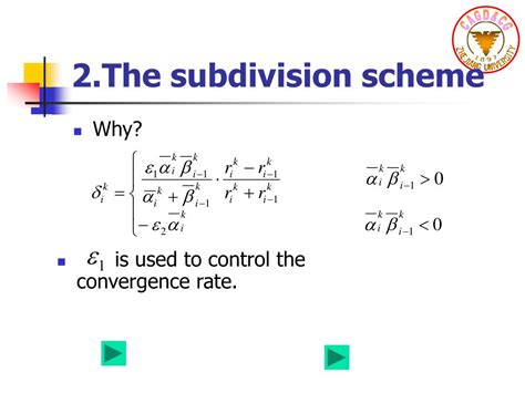 ppt a g 2 and shape preserving subdivision scheme for curve