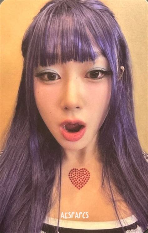 🐰에스파 포카 On Twitter [smini Preview] 에스파 슴미니 My World Scan Aespa ⭐️ 카리나