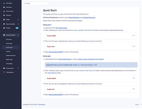 github themesberg volt react dashboard a react js admin