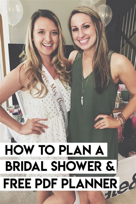 How To Plan A Bridal Shower Free Printable Pdf Checklist Artofit