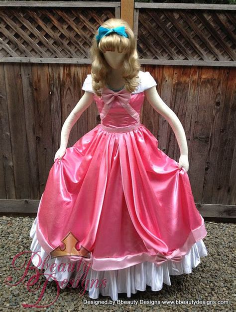 Cinderella Pink Mice Ballroom Dancing Gown Dress Couture Custom Made