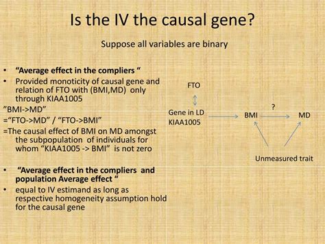 Ppt Some Methodological Considerations In Mendelian Randomization