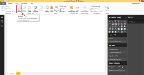 make power bi report using data from azure sql server and view in