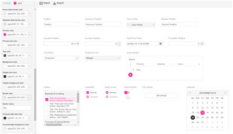 theme builder getting started web components
