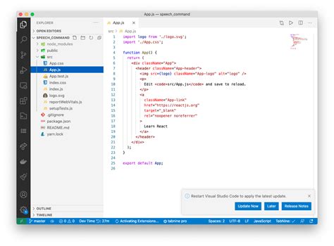 speech command recognition with tensorflow js and react js