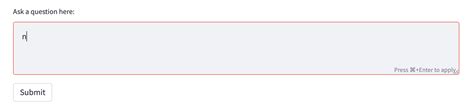 python how to pick up on streamlit text area command enter action