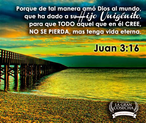 Porque De Tal Manera Amó Dios Al Mundo Que Ha Dado A Su Hijo Unigénito