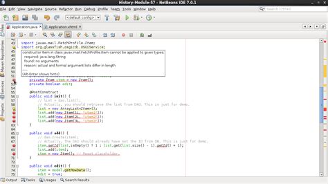 java cannot create jsf 2 0 table stack overflow