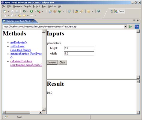 creating a java web service client eclipsepedia