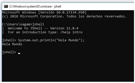 la jshell de java platzi