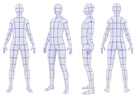 Character Model Sheet Blender Character Modeling Face