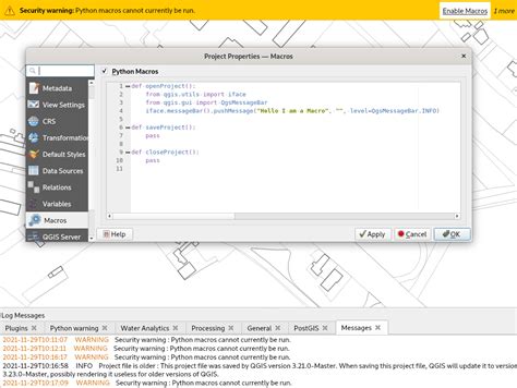qgis custom python expression function defined as macro geographic