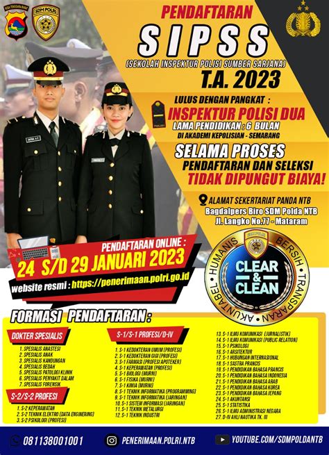 Polri Buka Pendaftaran Sipss Bagi Lulusan Sarjana Info Aktual News