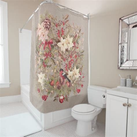 Christmas Collage Shower Curtain Zazzle