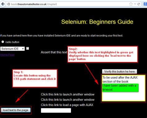 seleniumone 111 clicking the button by locating it using