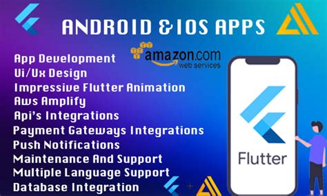 do flutter app and aws amplify backend environment by meritzmo fiverr