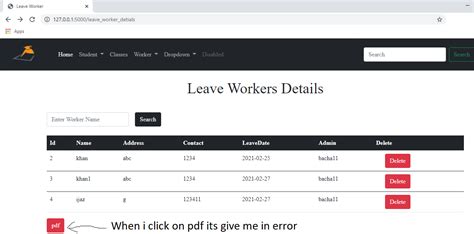 python convert html table into pdf using flask stack overflow