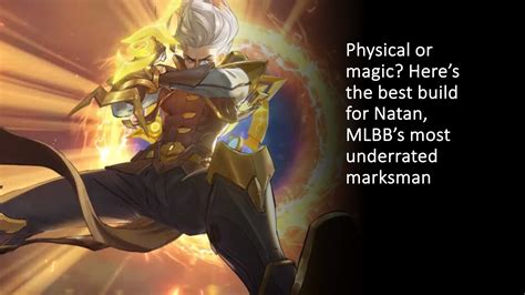 Mobile Legends Natan Guide Best Build Skills Emblem One Esports