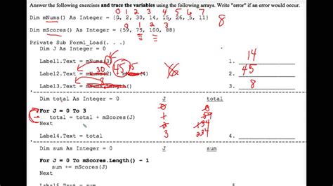 java tracing two dimensional arrays worksheet 3 answers