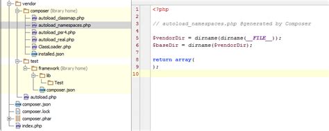 php composer doesnt update autoload namespace stack