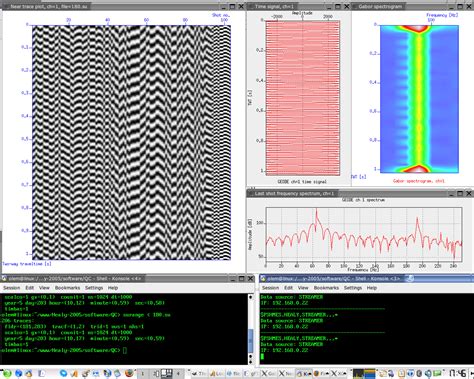 processing seismic data healy 2005 arctic ocean transect