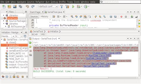 java buddy setup rxtx jar and so for ubuntu