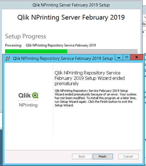 solved nprinting update error rollback qlik community 1569906