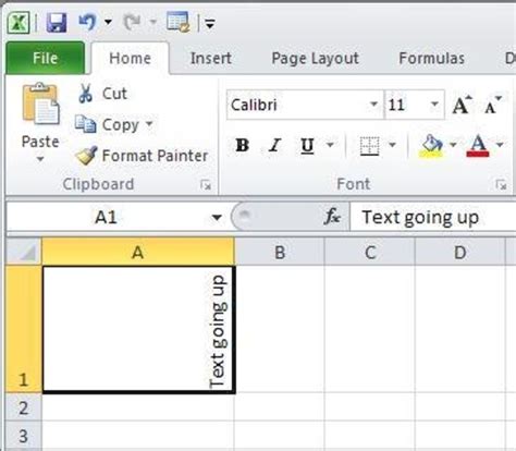 tutorial ms excel how to write text vertically or at an angle in an