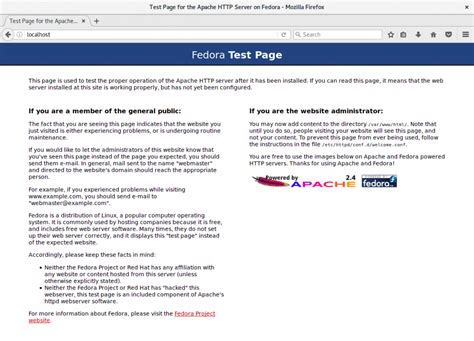 how to install apache web server on fedora fedora magazine