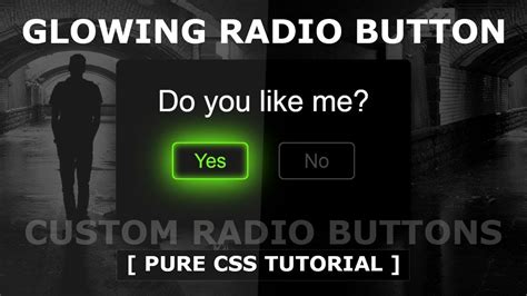 how to create custom radio buttons using html and css youtube