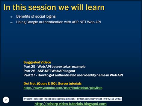 sql server and c video tutorial asp web api