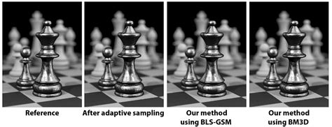 removing the noise in monte carlo rendering with general image