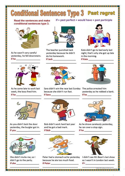 Conditionals Type 3 Esl Grammar Exercises Worksheet Grammar Hot Sex