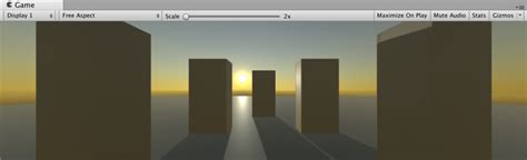 setting up an environment with procedural skybox and directional light
