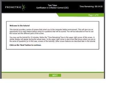 taking the initial certification exam