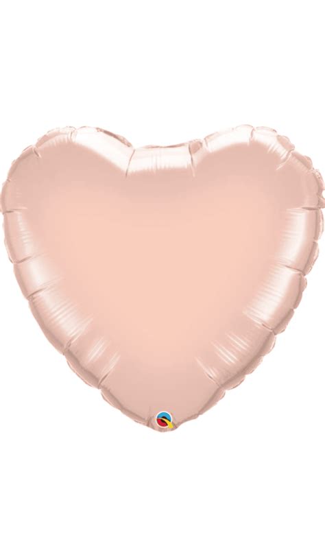 Heart Foil Balloon Rose Gold The Partys Here