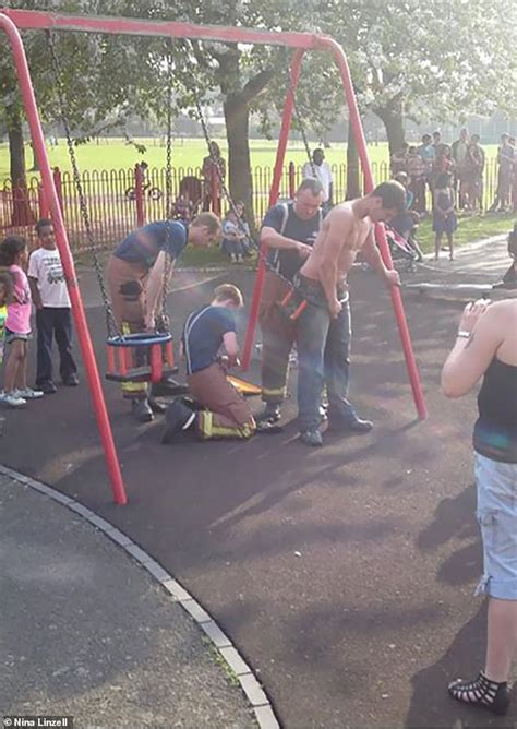 Pictures Of Adults Stuck In Playgrounds Daily Mail Online