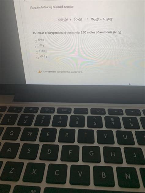 Solved Using The Following Balanced Equation 4nh3 0 3020