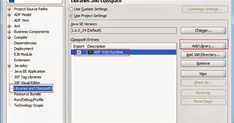 java lang classnotfoundexception oracle adf share