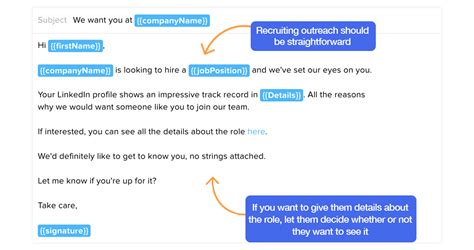 Linkedin Message Template To Recruiter
