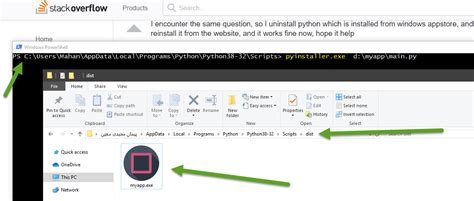 how to make a exe from python script with pyinstaller stack overflow