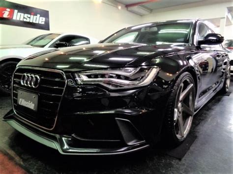 アウディ A6アバント 2．8fsiクワトロ Rs6仕様フルエアロalpil20アルミ車高調2．8v6fsiエンジン7速シフトm黒革ウッド