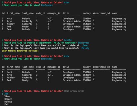 github seanmelody employee management system use node to manage